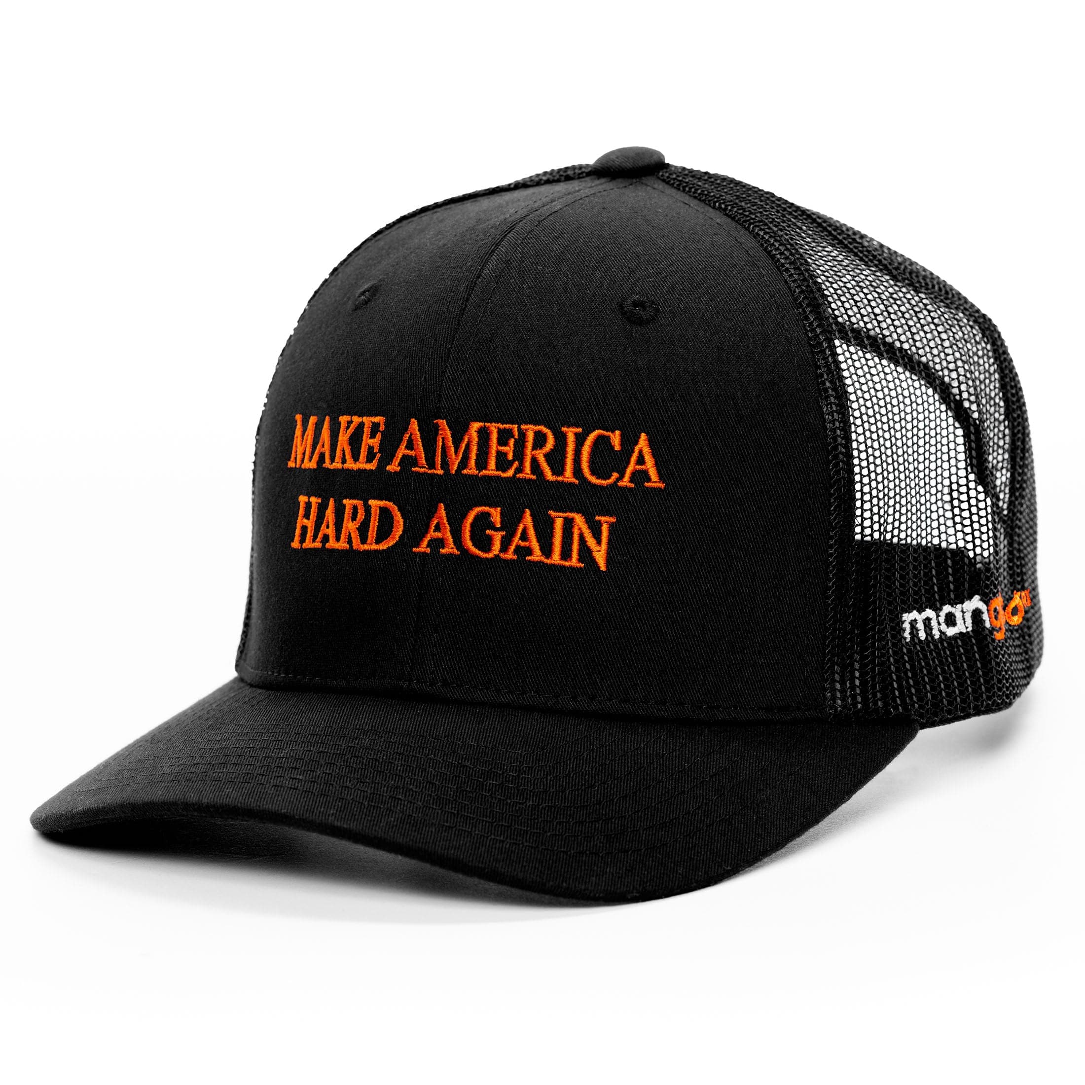 Make America Hard Again - Men's Mesh Trucker Hat | MangoRx – Big Mango ...